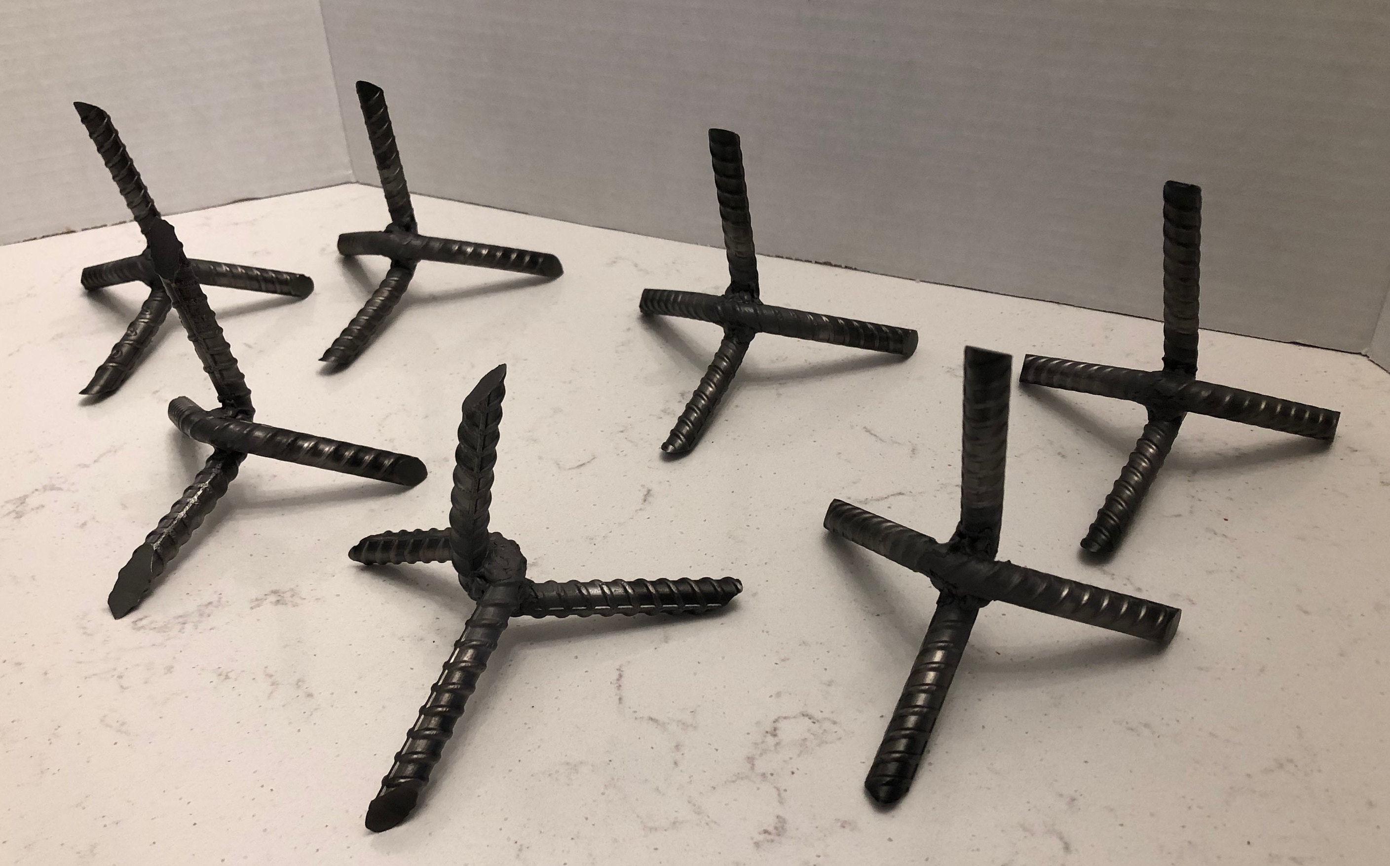 Caltrop Security Iron Art Spike Metal Sculpture - Etsy