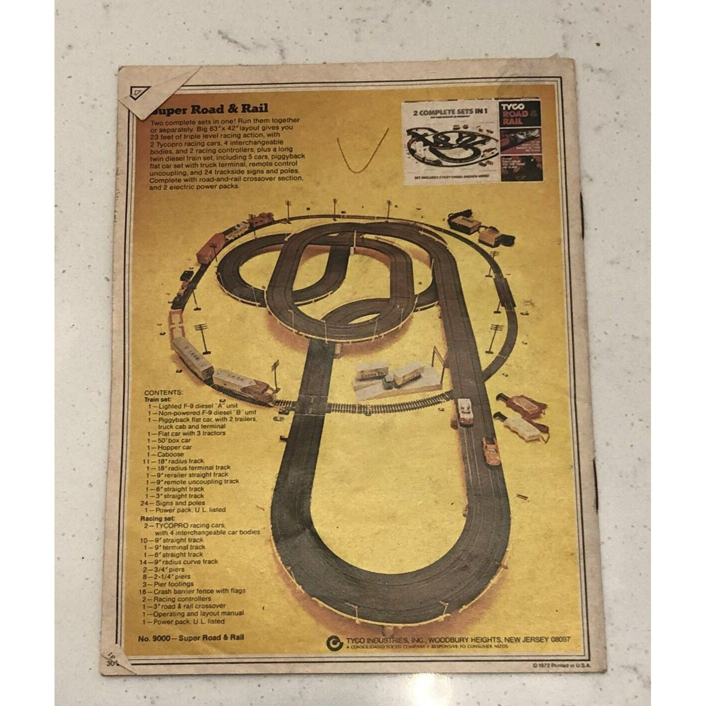 VTG TYCO 1972-73 Catalog HO Scale Electric Trains Tycopro Racing System ...
