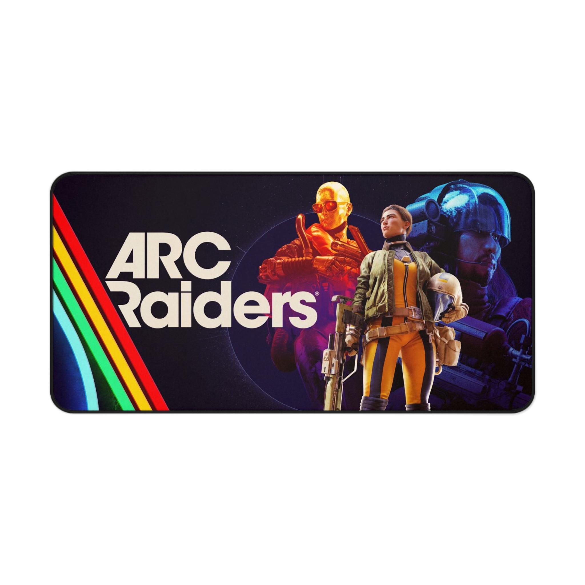 ARC Raiders Characters Desk Mat 16x32 | Retro Rainbow Gaming Mouse Pad ...