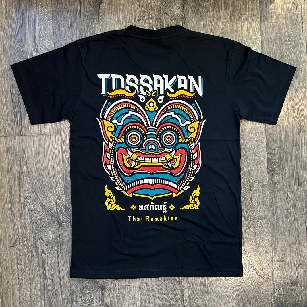 Thai Tossakan T-shirt, Thailand's Ramakien Graphic Design Tee for Men and Women - Etsy
