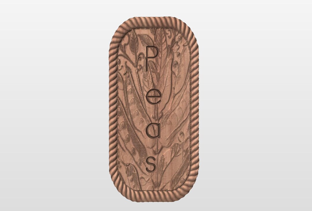CNC/STL Peas Garden Sign Sweet Pea Row Marker - Etsy