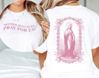 Pray for US Virgin Mary Religious Our Lady of Guadalupe - Etsy