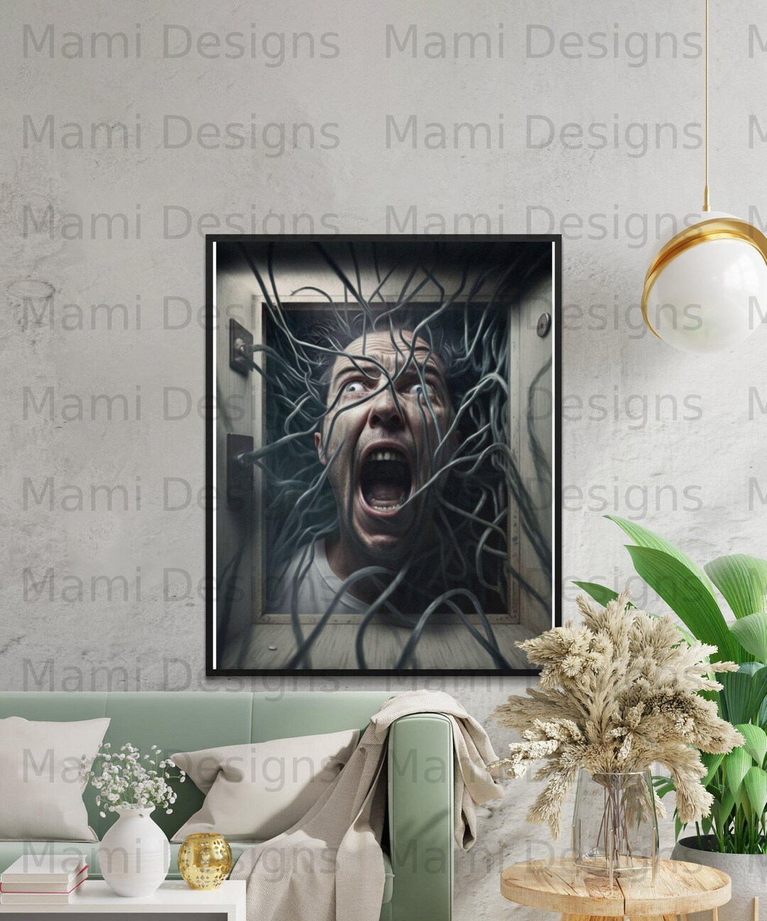 Trapped by Anxiety Digital Art Piece,11x14 , Digital Download, - Etsy
