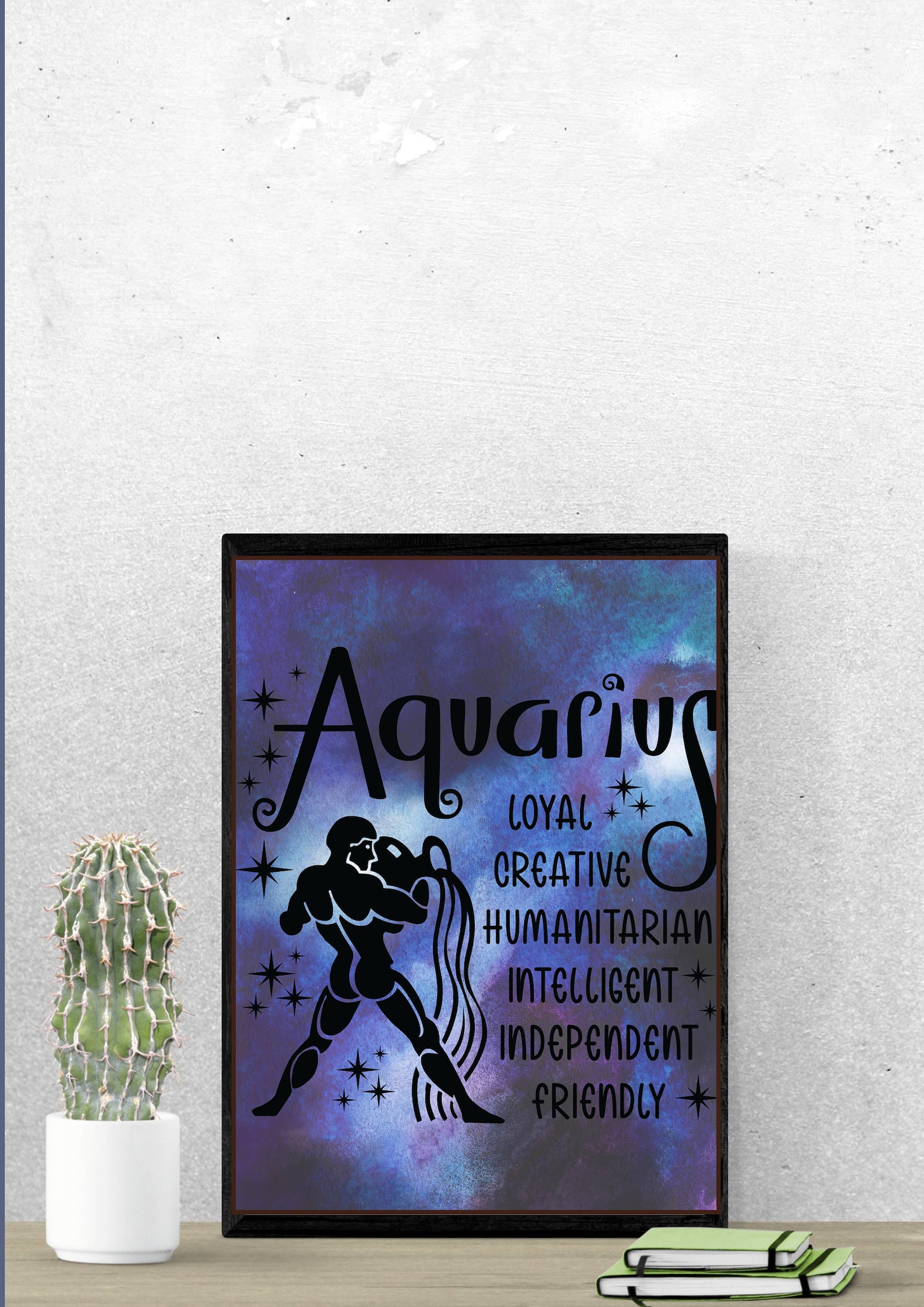 12pc Horoscope Print Set Zodiac Printable Gifts Astrology Digital ...