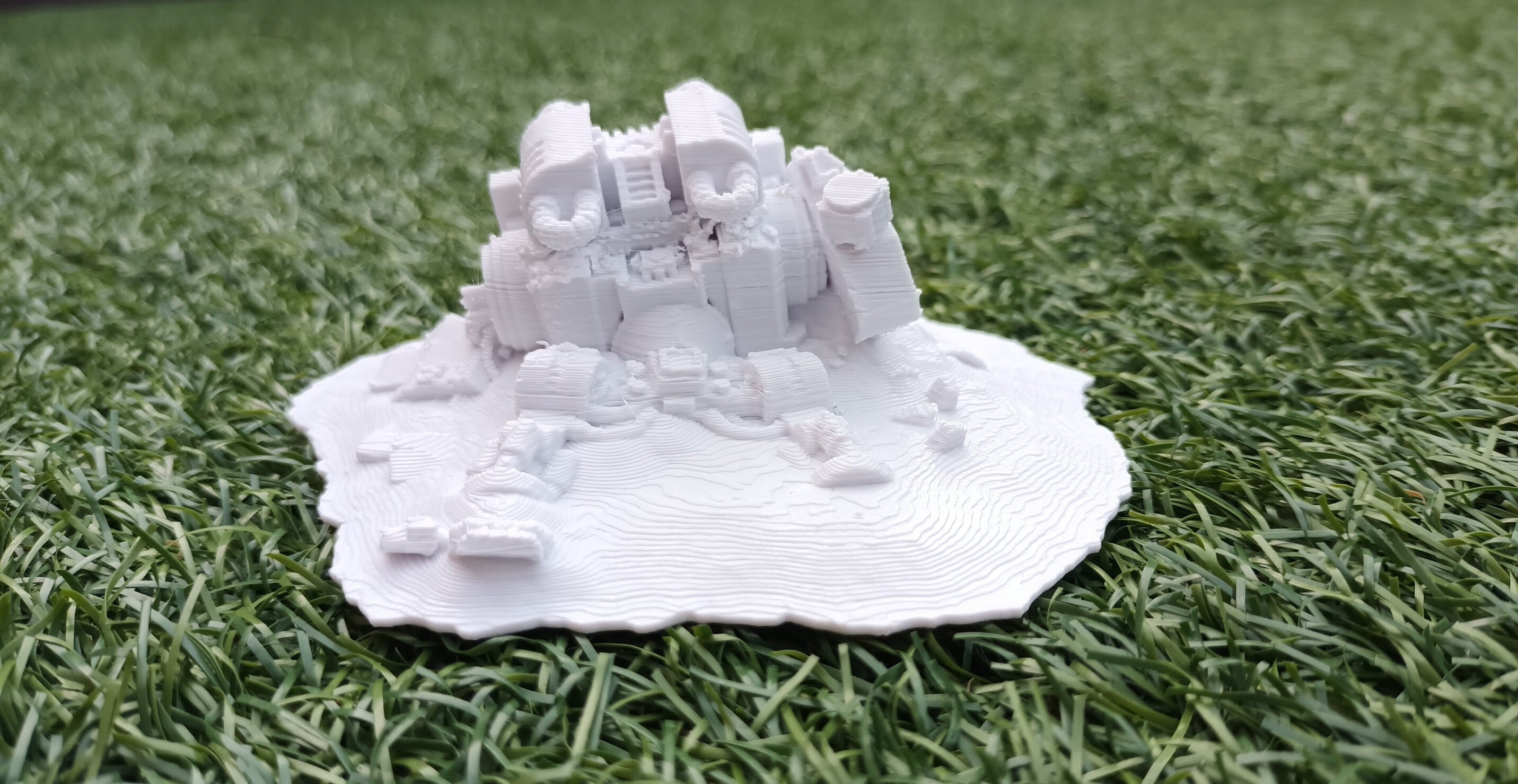 3D Printed Destroyed Dreadnought for 28mm Tabletop Miniature Wargaming ...