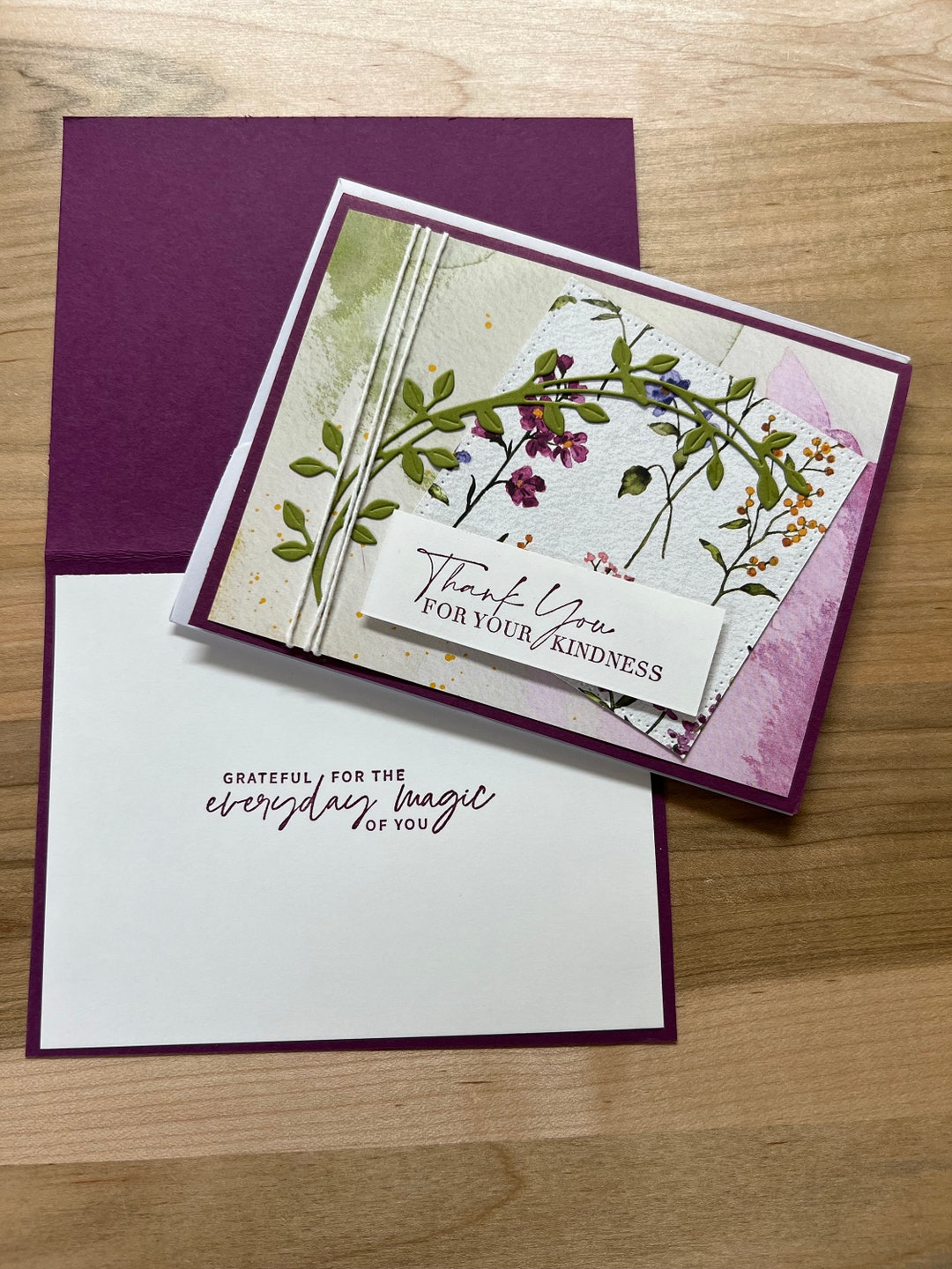 Handmade Stampin up Greeting Card - Etsy