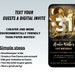 Digital 31st Birthday Party Invitation Black Gold Invite - Etsy