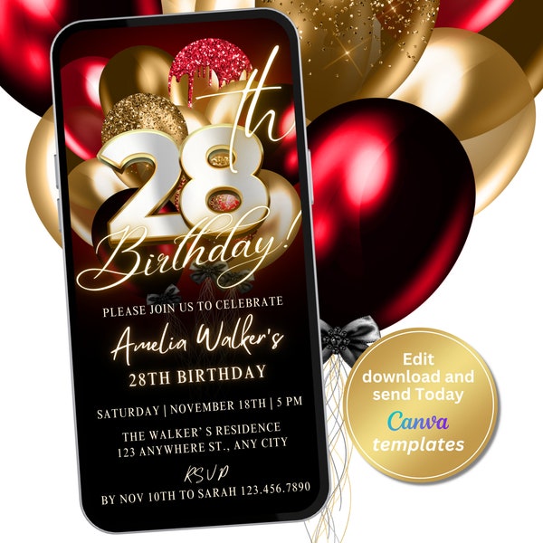 28th Birthday - Etsy