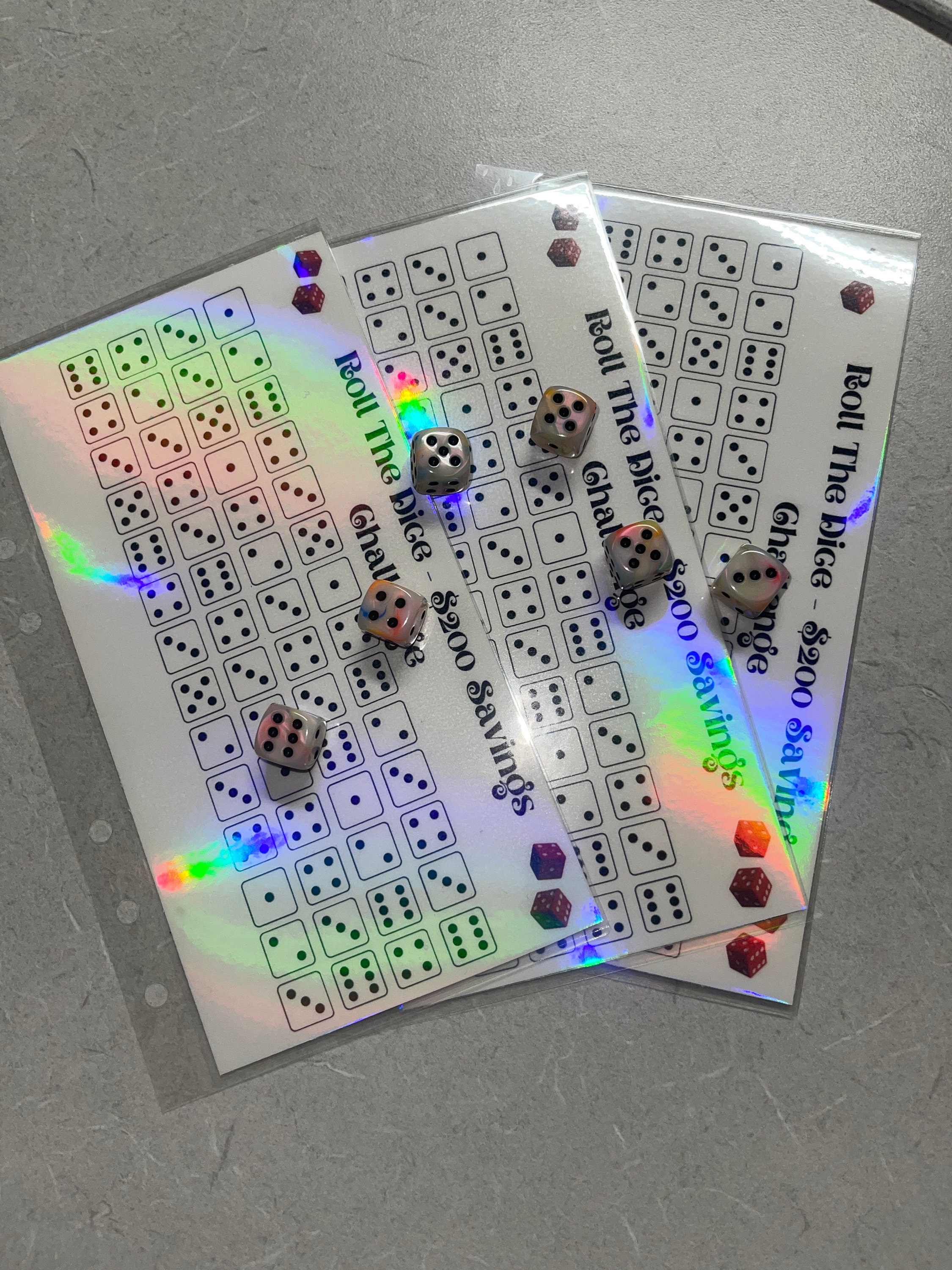 Dice Savings Challenge - Etsy