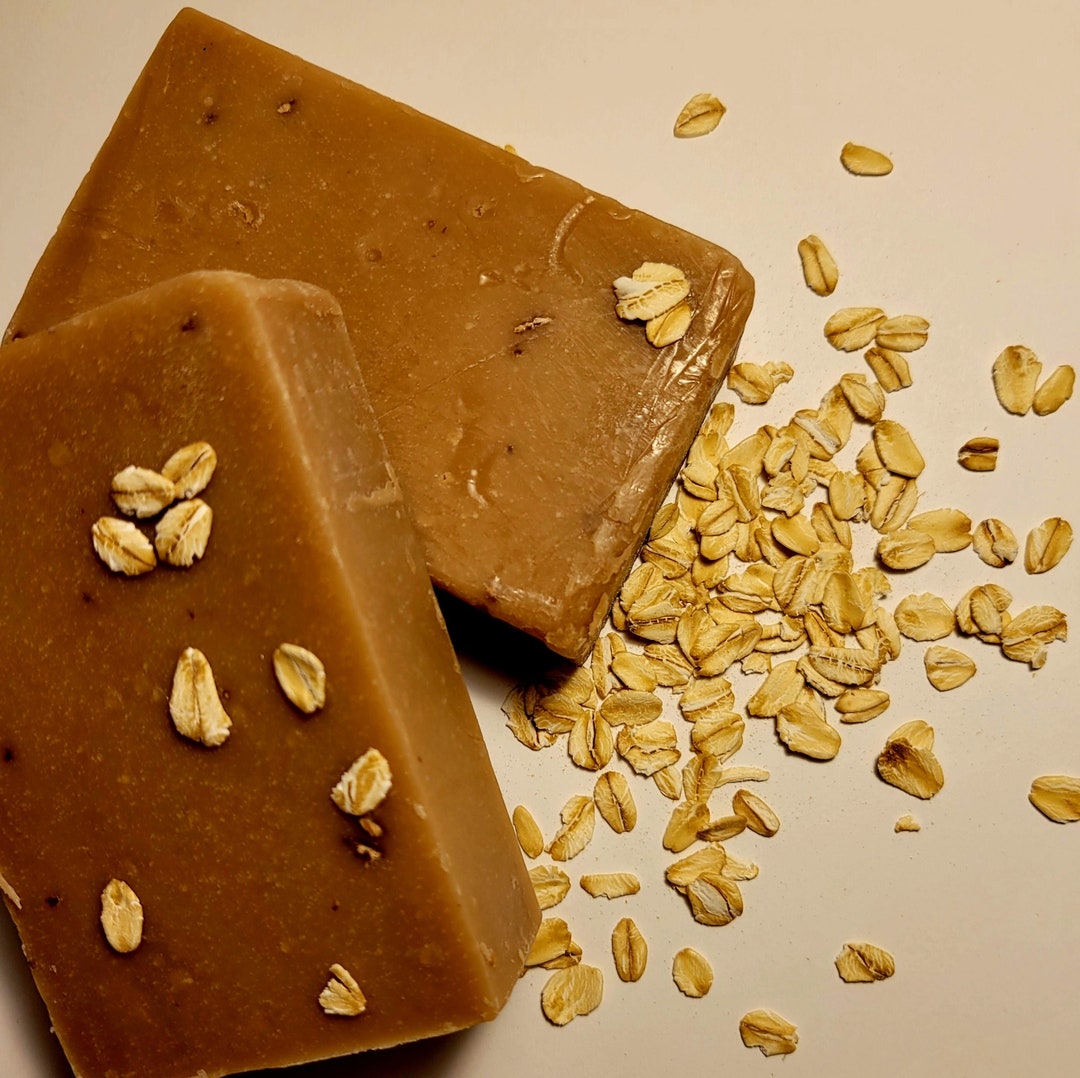 Exfoliating Oatmeal Milk And Honey Bar Soap Etsy