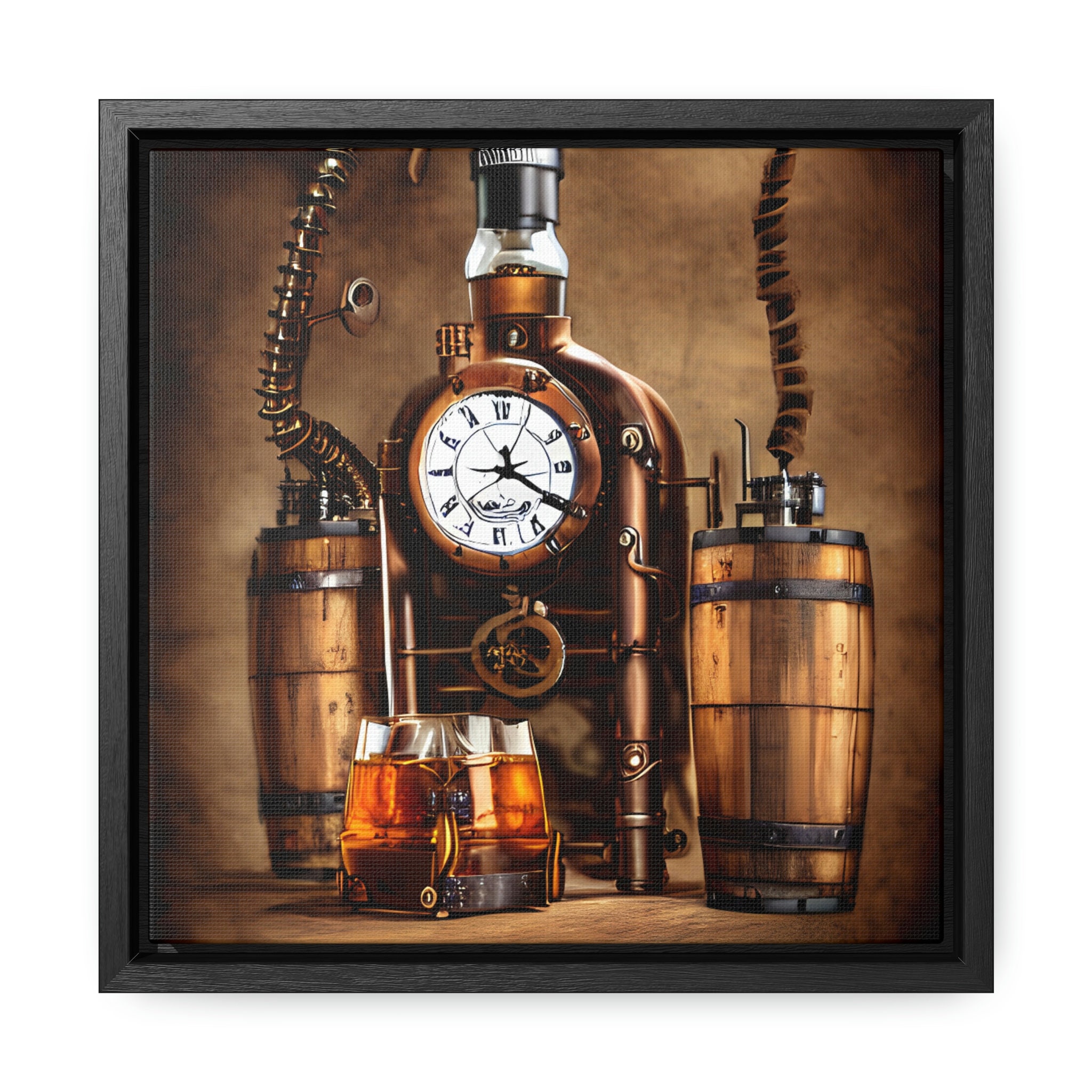 Steampunk Whiskey Rustic Bourbon Barrels Home Decor Wall Hanging ...