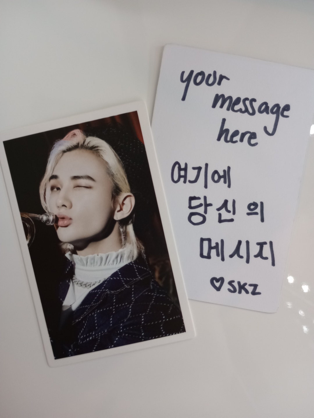 Personalized Hyunjin Photocards stray Kids - Etsy