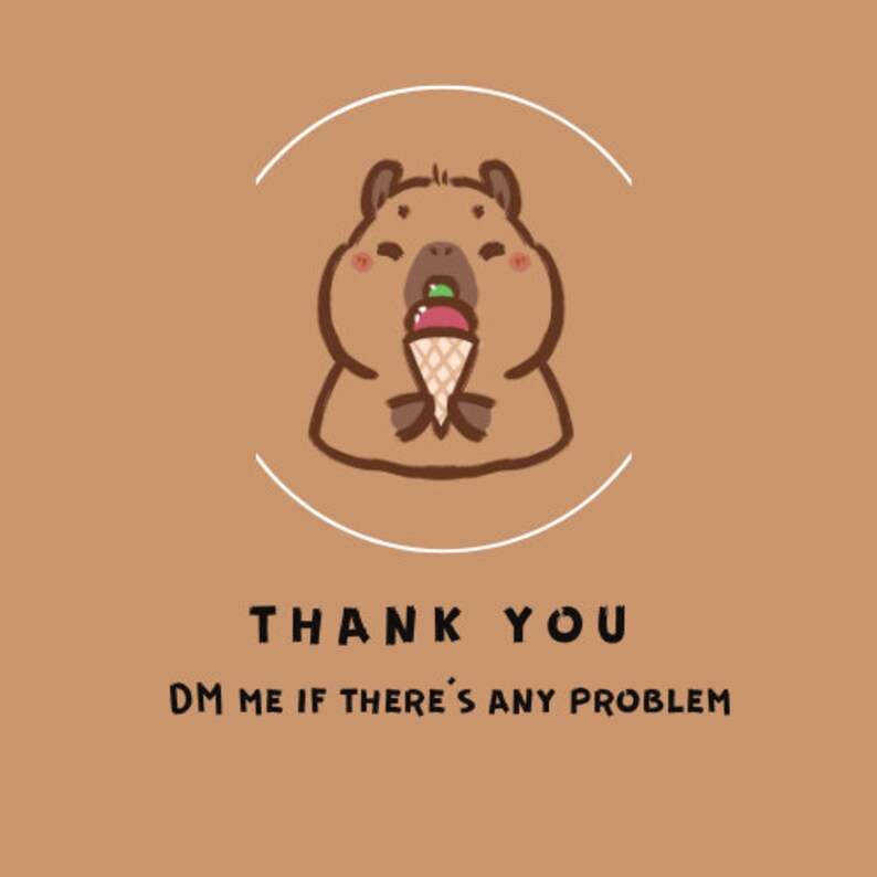 Capybara Stickers, Cute Kawaii Printable Digital Stickers Clipart ...