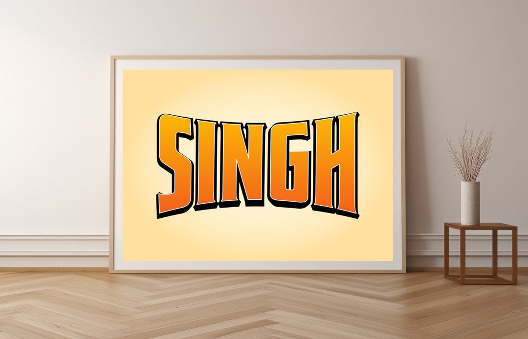 Indian Print, Singh, Digital Download, Desi Art, Punjabi Art, Funny ...