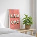 Kem Cho Poster: Funny Gujarati Art, Desi Wall Decor (digital Download ...
