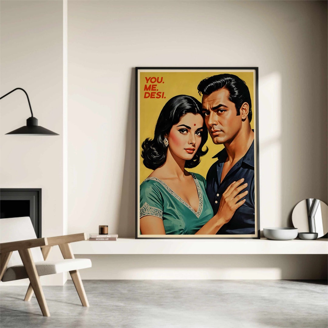 Bollywood Poster, Digital Download, Desi Poster, Indian Wall Decor ...