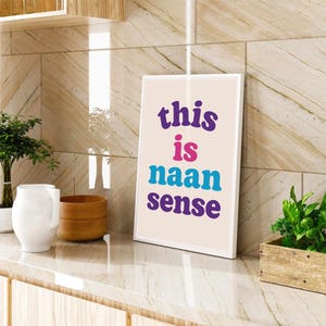 Indian Art, Naan Sense, Punjabi Art Print, Desi Art, Digital Download ...