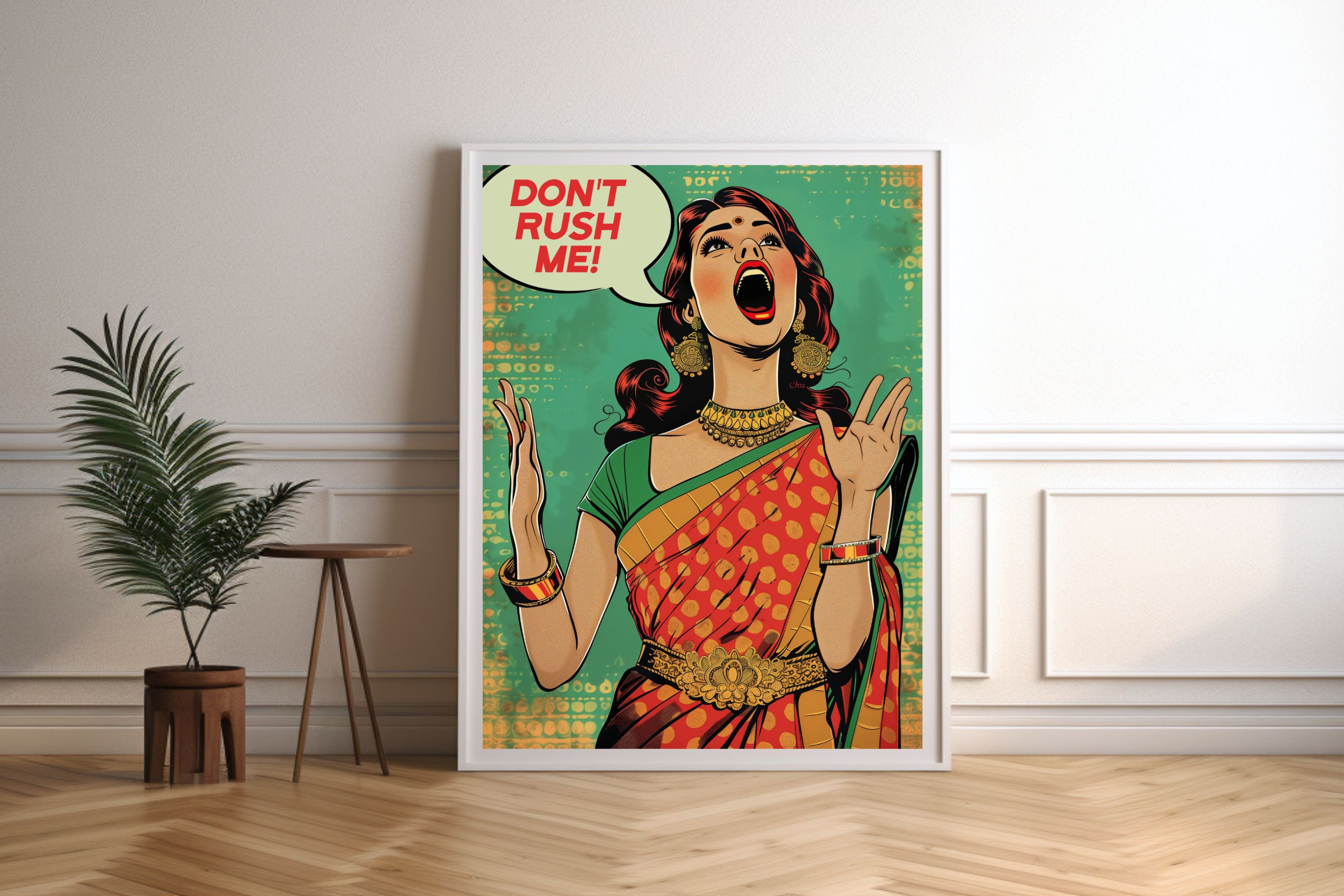 Indian Pop Art, Digital Download, Pop Art, Woman, Punjabi, Gujarati ...