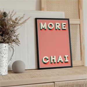Indian Art Chai Poster, Digital Download - Desi Food, Tea Chai Art ...