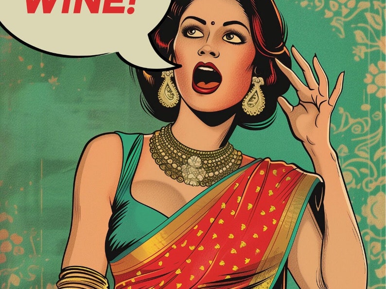 Indian Pop Art Prints, Desi Kitchen Gallery Decor (digital Download) - Etsy