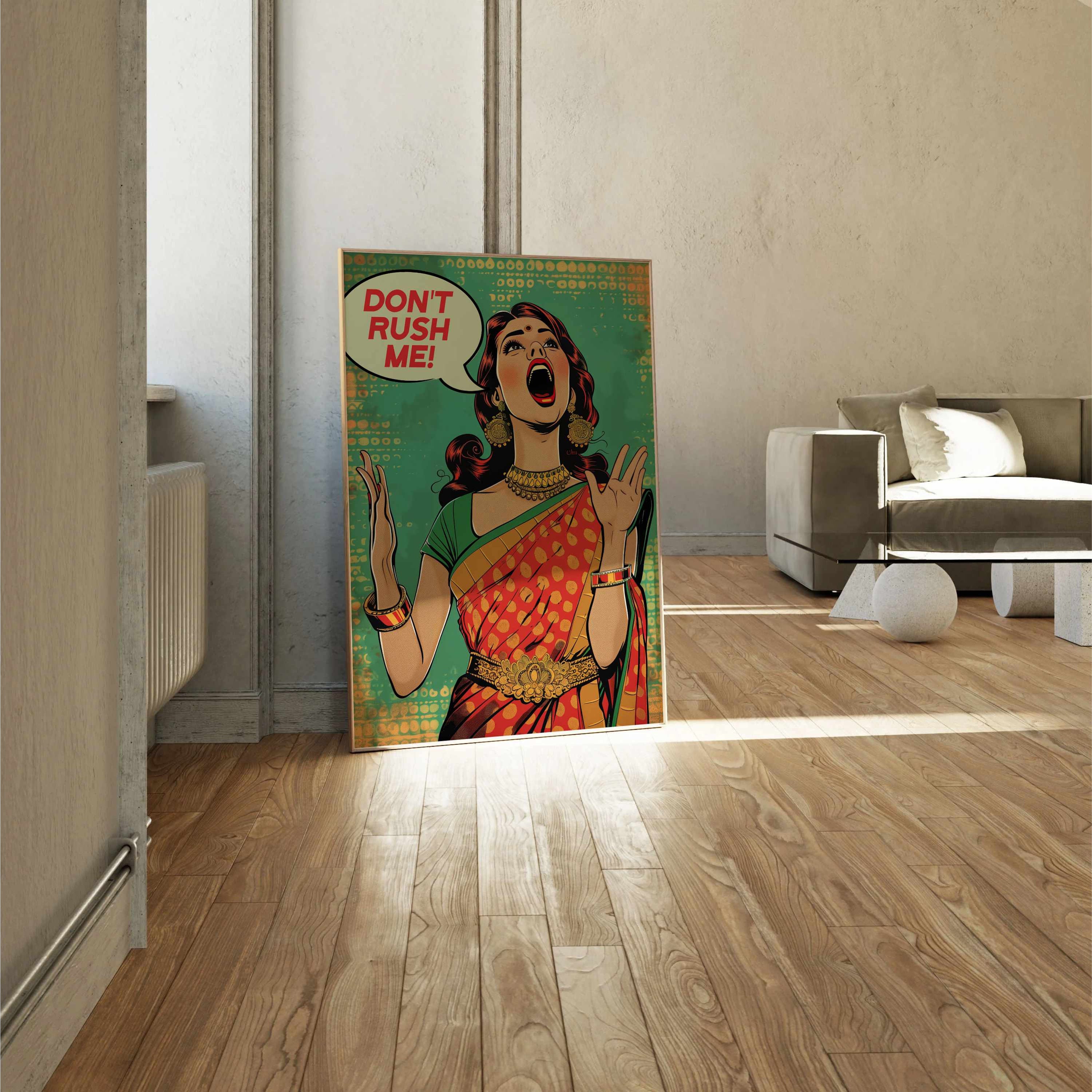 Indian Pop Art, Digital Download, Pop Art, Woman, Punjabi, Gujarati ...