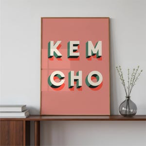 Kem Cho Poster: Funny Gujarati Art, Desi Wall Decor (digital Download ...