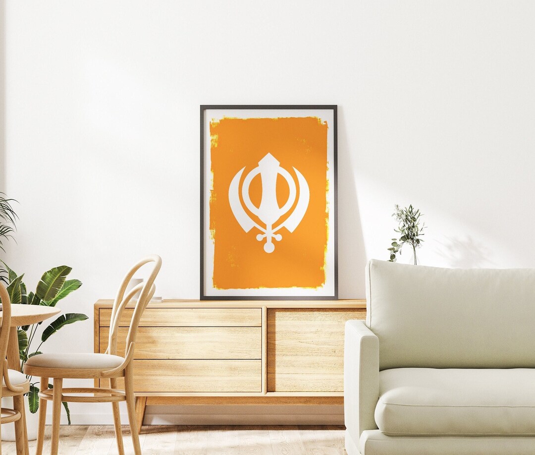 Indian Desi Sikh Khanda Poster Sikh Poster Sikh Art Desi - Etsy