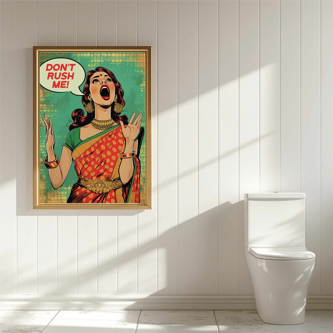 Indian Pop Art, Digital Download, Pop Art, Woman, Punjabi, Gujarati ...