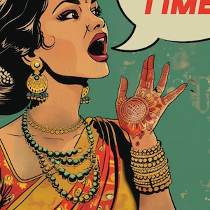 Indian Pop Art, Digital Download, Set of 3 Posters, Chai Roti Wine ...