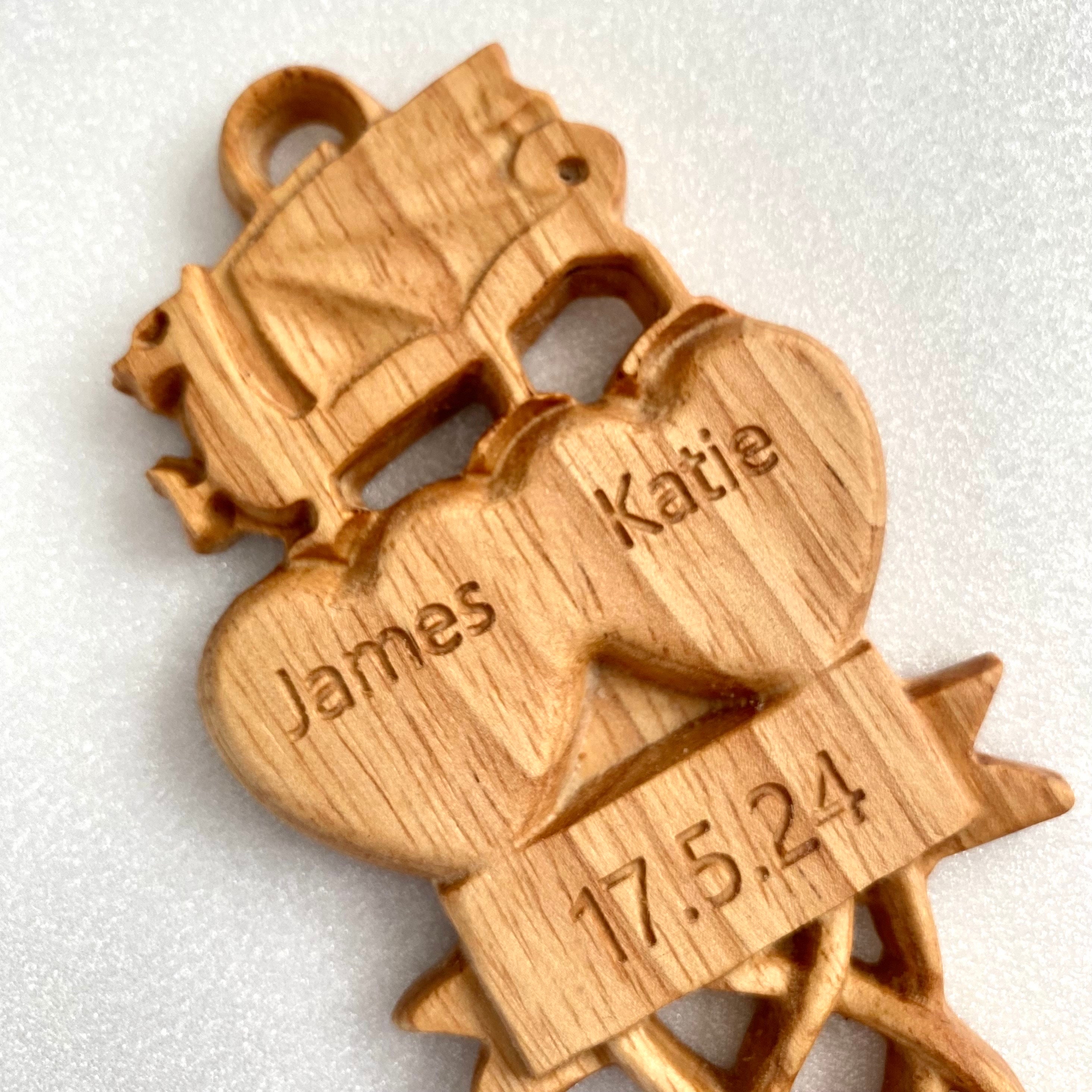 Welsh Dragon Love Spoon Wooden Lovespoon Engraved - Wedding Love Spoon ...