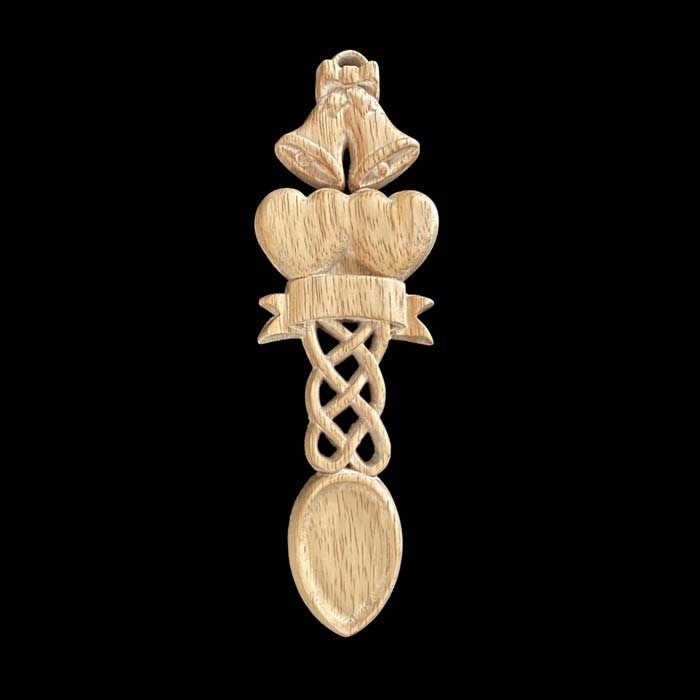 Celebratory Welsh Love Spoon Wooden Lovespoon Engraved - Wedding Love ...