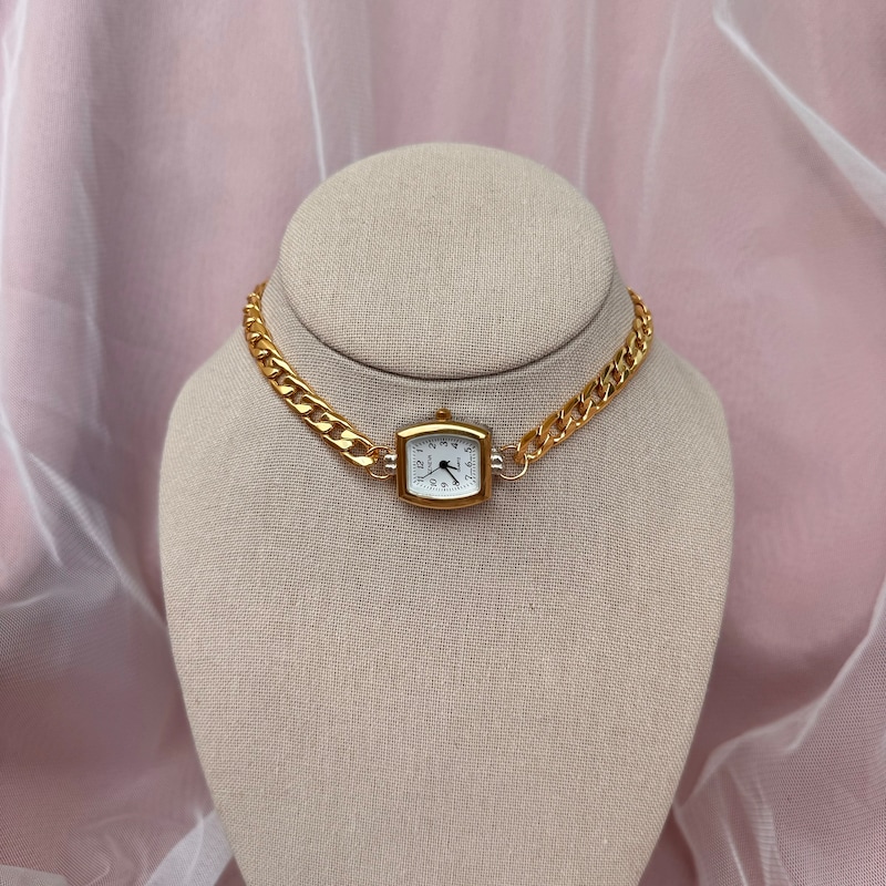 Clock Necklace - Etsy
