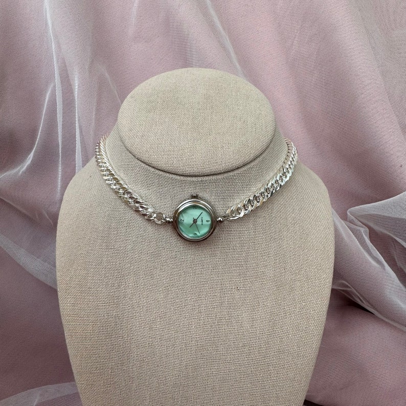 Watch Choker Necklace - Etsy