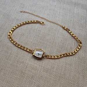 Watch Choker Necklace - Etsy