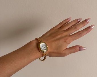 Hamilton IBEW Ladies Quartz Watch/gold Tone Expansion Band/new Battery ...