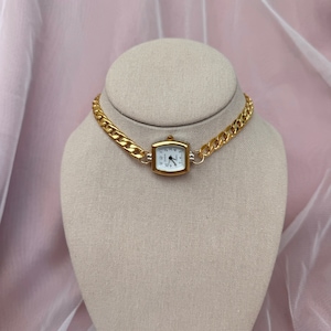 Watch Choker Necklace - Etsy