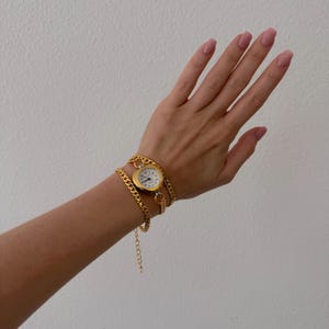 Gold Heart Watch Bracelet – the Perfect Valentine’s Day Gift! - Etsy