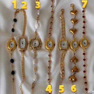 Gold Watch Bracelet Collection — 7 Styles - Etsy