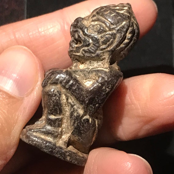 Thai Hanuman Amulet Buddha Temple Talisman Pendant Ch… - Gem