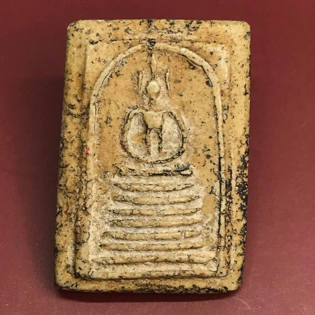 Phra Somdej THAI AMULET Buddha Talisman Pendant Luck Charms Old Rare - Etsy