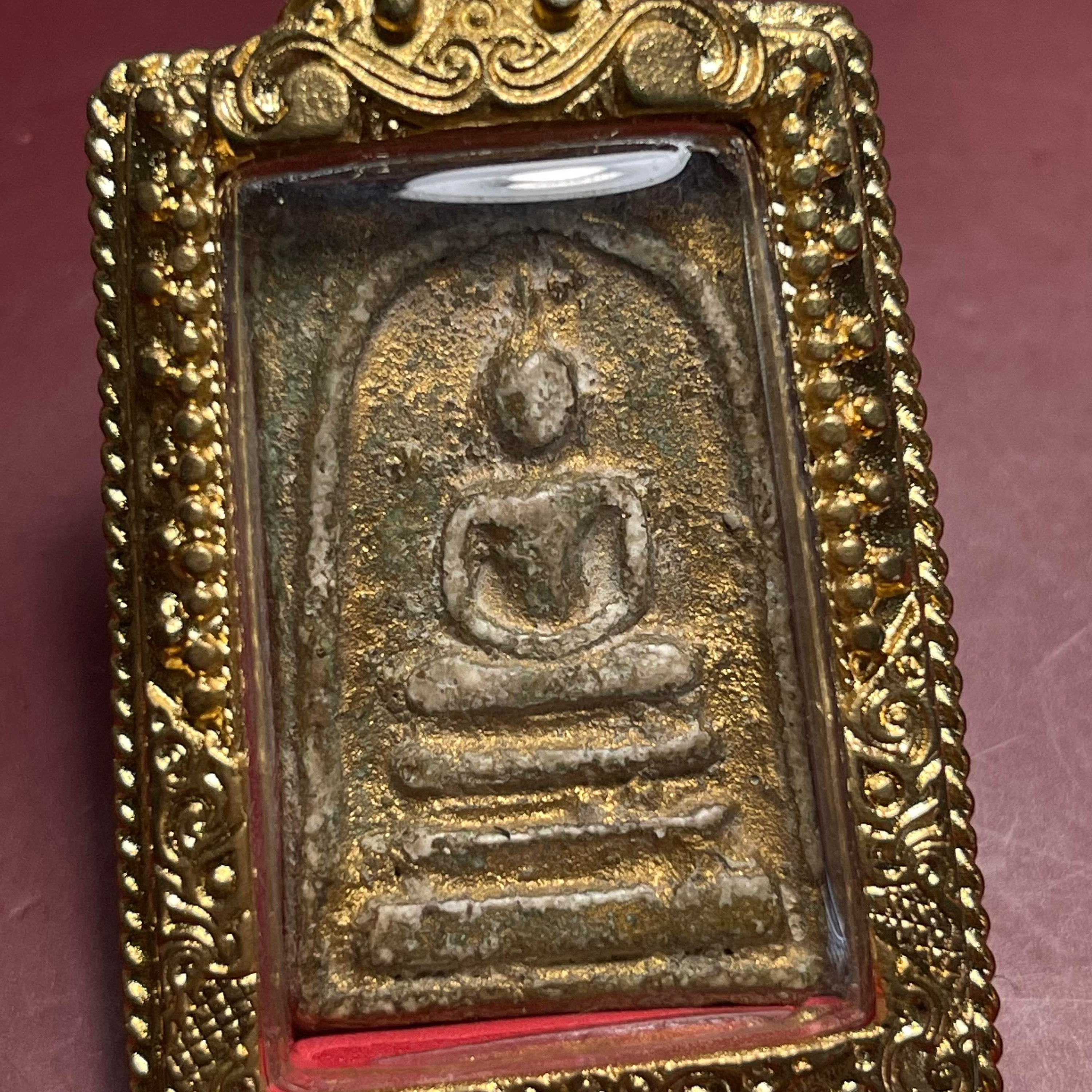 Phra Somdej THAI AMULET Buddha Talisman Pendant Luck Charms Old Rare - Etsy