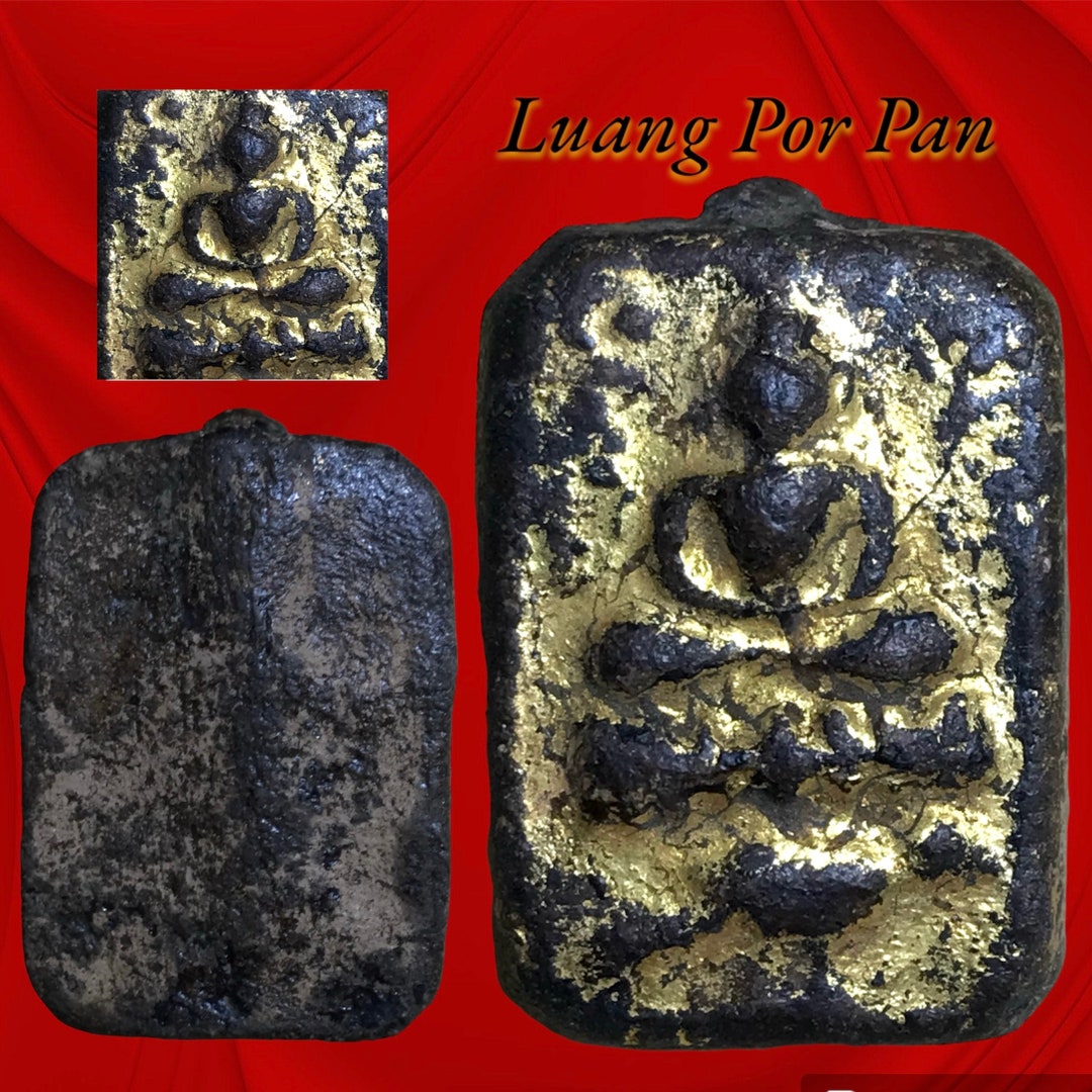 Buddha Necklace, Protection Amulet, Buddha Pendant Necklace, Thai ...