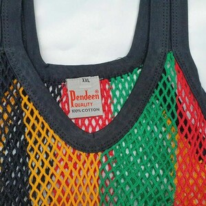 Original Rasta Multicoloured Pendeen Mens Premium 100% Cotton Mesh ...