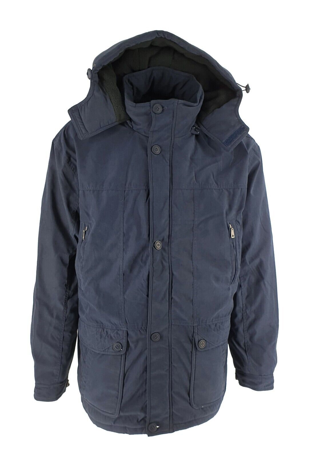 Mens Heavy Winter Parka Big Size Warm Jacket Coats Lining Thick ...