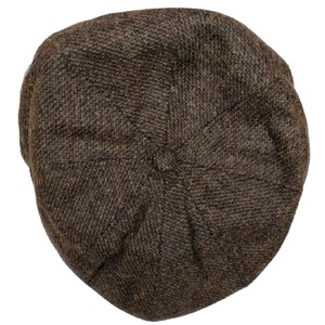 Peaky Blinders Newsboy Hat Gatsby Cap Flat Tweed Herringbone Mens 8 ...