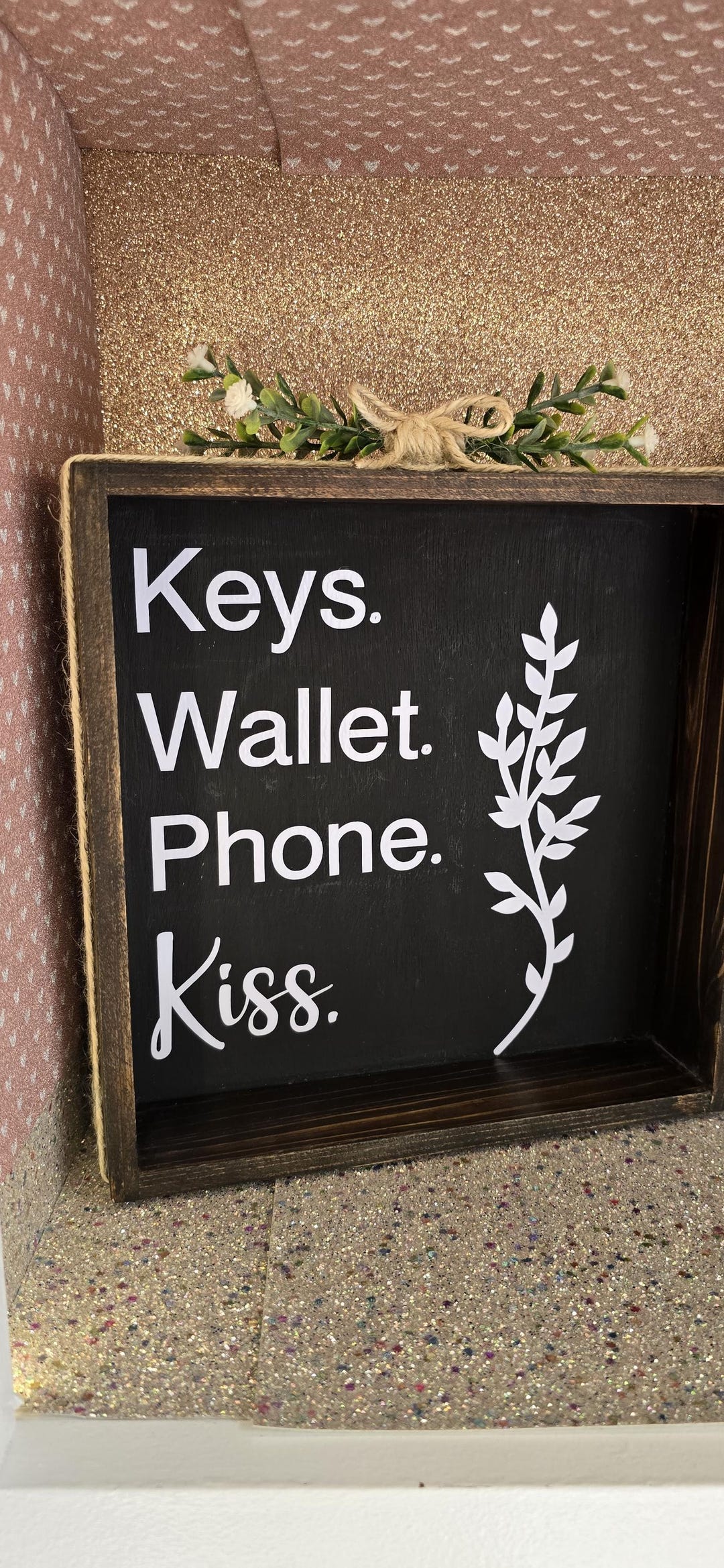 Keys and Kiss Home Decor - Etsy