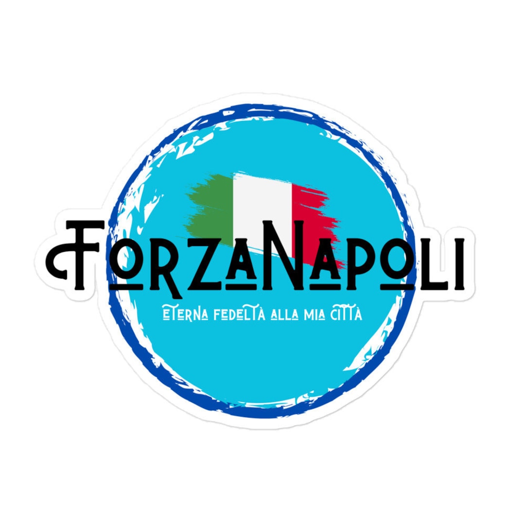 Forza Napoli Football Stickers, Napoli Football Design - Etsy