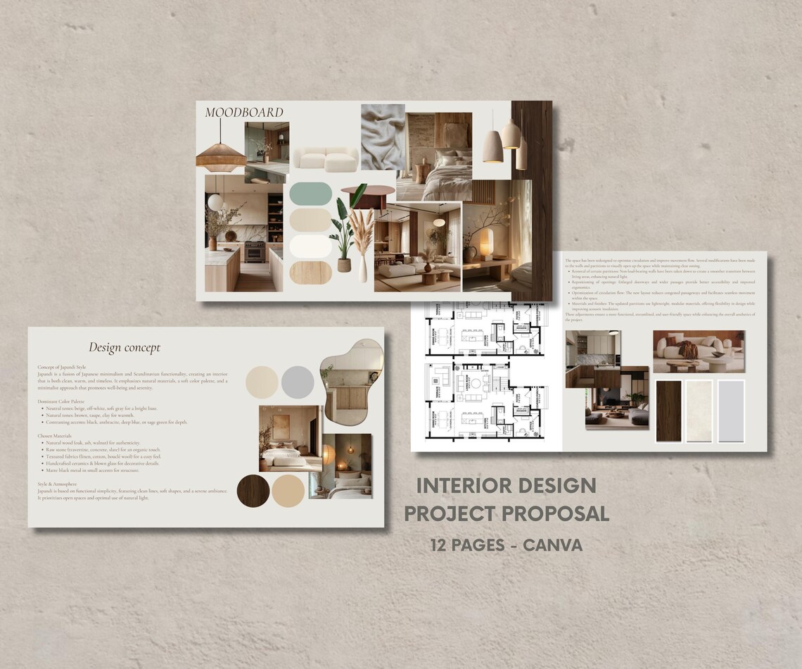 Interior Design Proposal Template | Interior Design Presentation ...