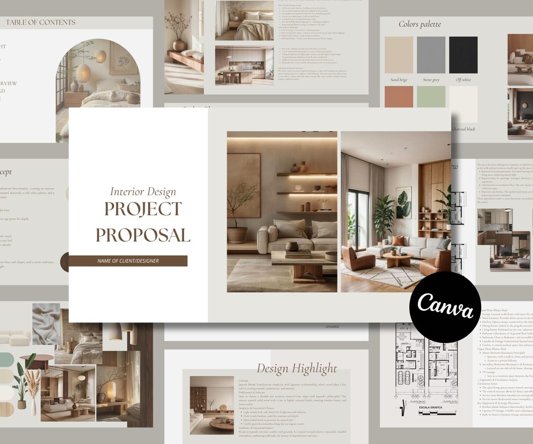 Interior Design Proposal | Interior Design Presentation | Client ...