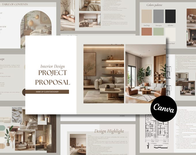 Interior Design Proposal | Interior Design Presentation | Client ...